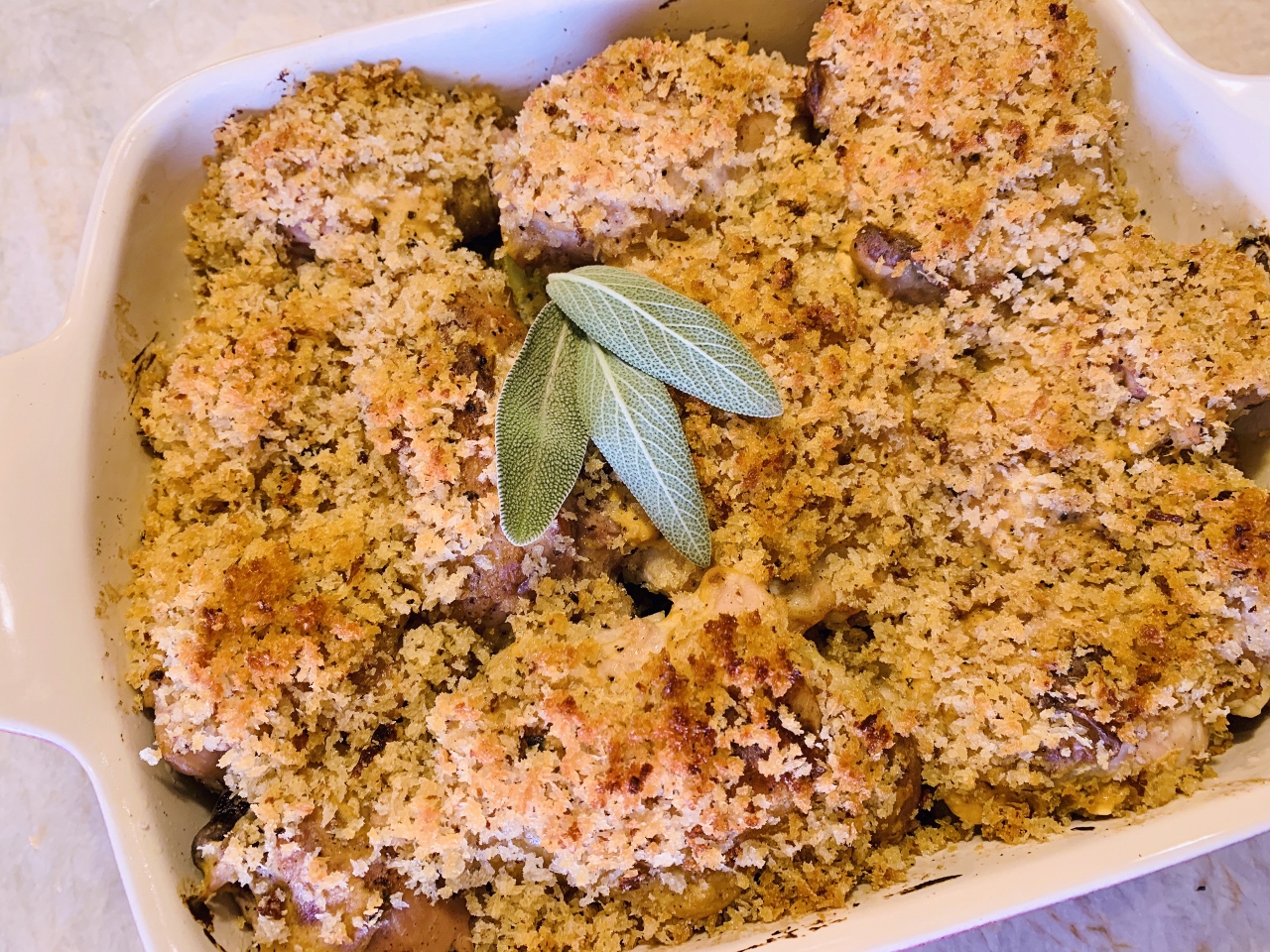 Crispy Deviled Chicken & Potatoes - Recipe! - Live. Love. Laugh. Food.