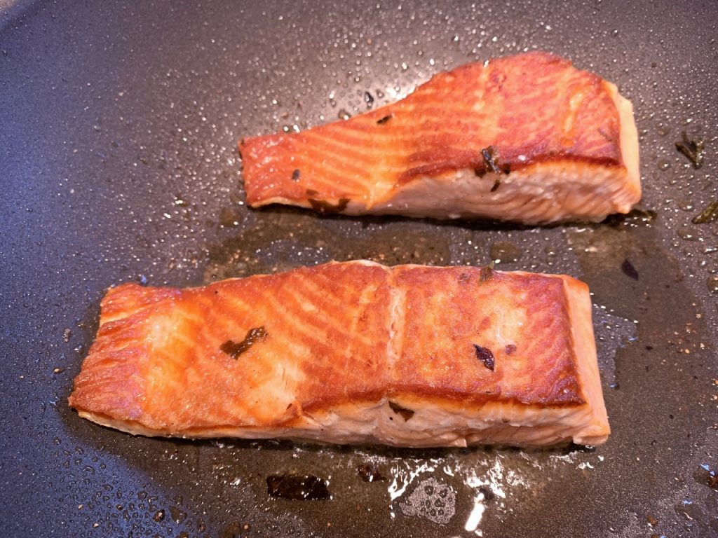 Crispy Basil Salmon - Recipe! - Live. Love. Laugh. Food.