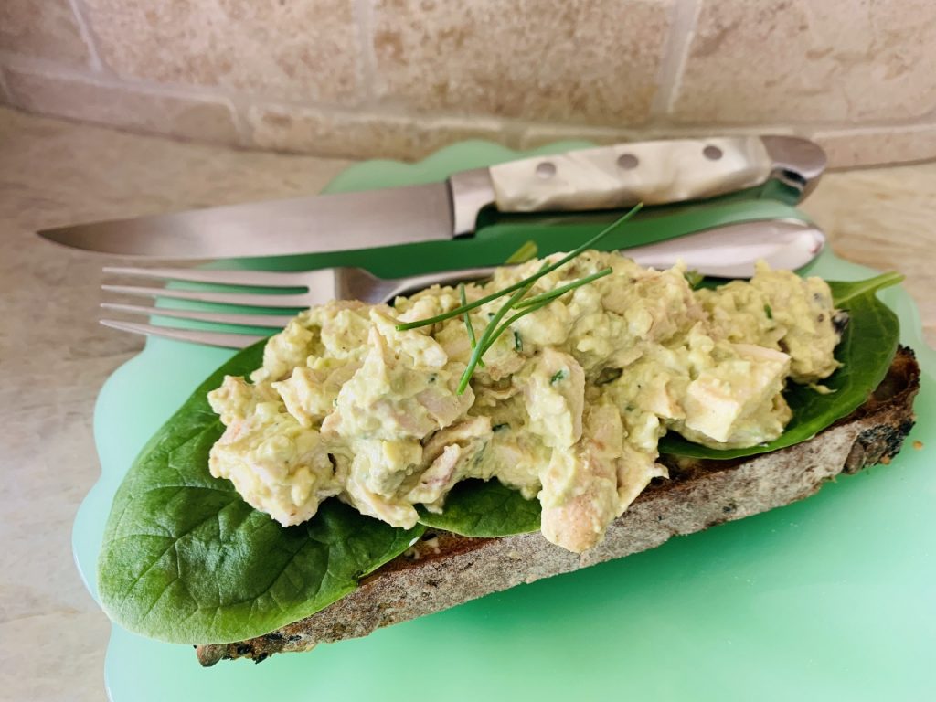 Creamy Avocado and Chicken Toasts - Recipe! - Live. Love. Laugh. Food.