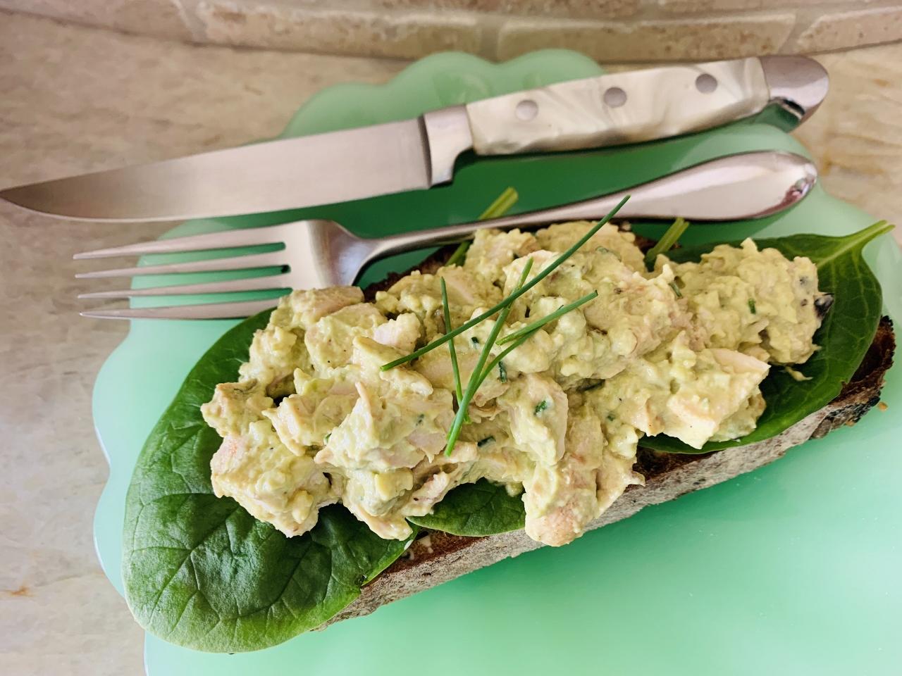 Creamy Avocado & Chicken Toasts - Recipe! - Live. Love. Laugh. Food.