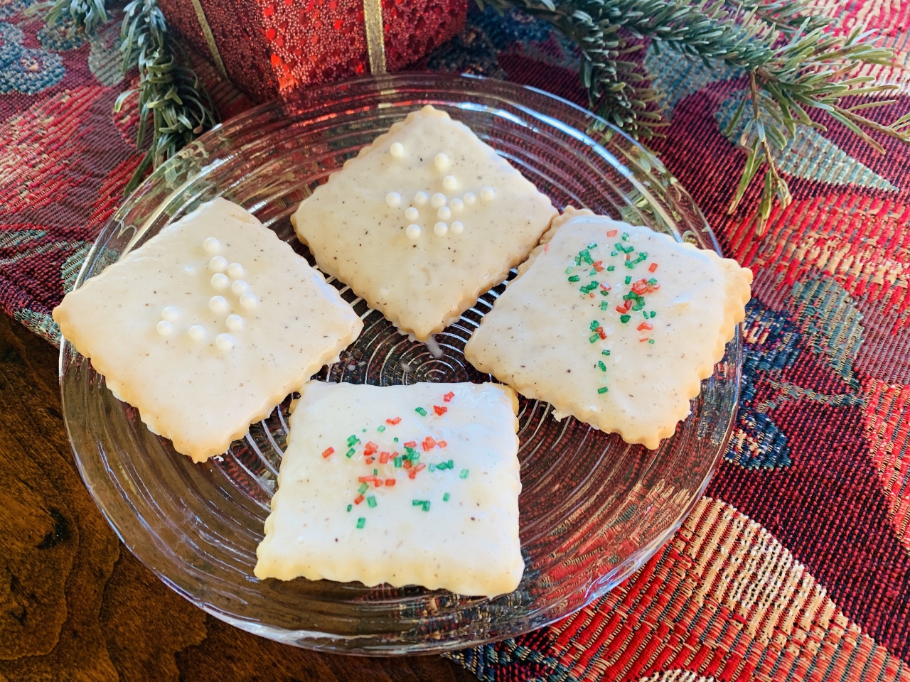Vanilla Bean Glazed Shortbread Cookies - Recipe! - Live. Love. Laugh. Food.