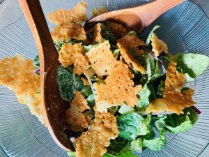 Caesar Salad with Crispy Frico - Recipe! - Live. Love. Laugh. Food.