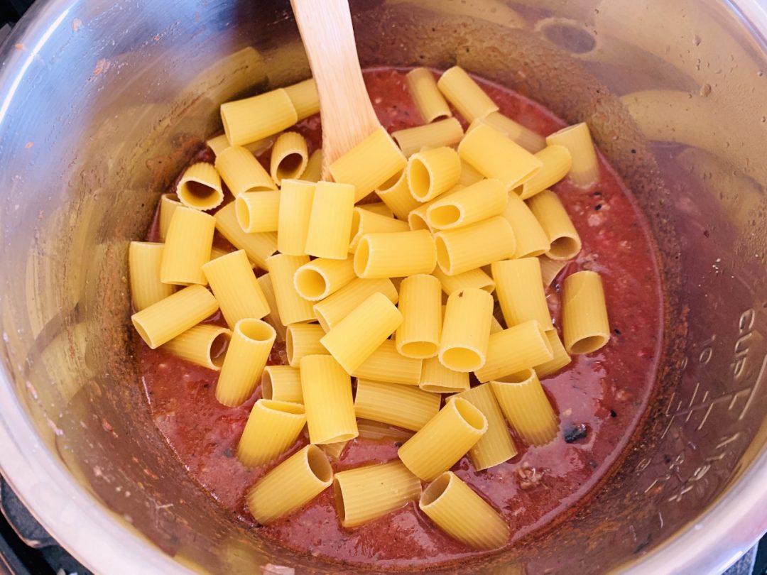 10-Minute Instant Pot Beef Rigatoni - Recipe! - Live. Love. Laugh. Food.