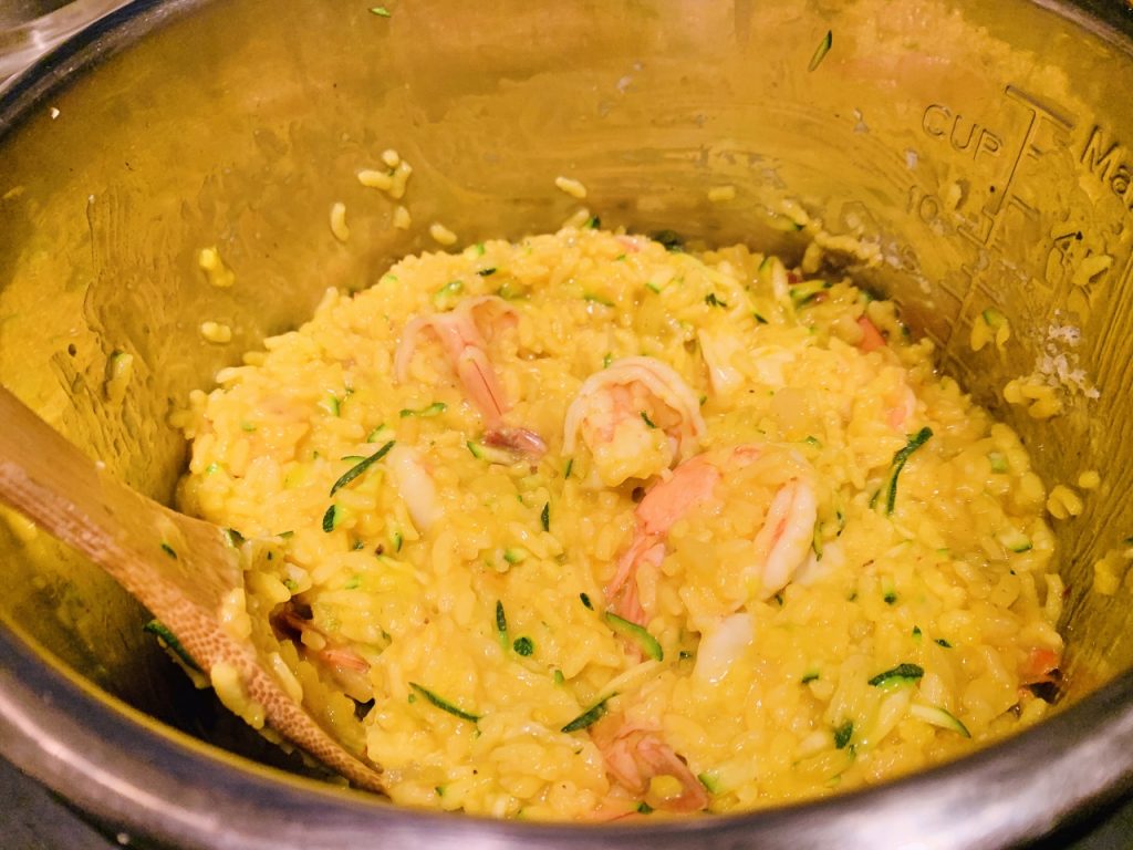 Instant Pot Saffron Shrimp & Zucchini Risotto – Recipe! - Live. Love ...