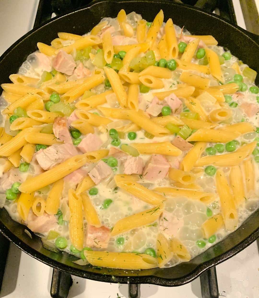 Chicken Pot Pie Penne Pasta - Recipe! - Live. Love. Laugh. Food.